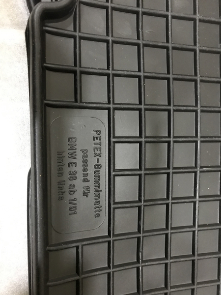 Коврик резиновый BMW Original Е39 Е90