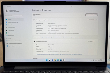 LENOVO V15 BLACK Intel Core-i5 12th 10-Yader 12-Patok Ozu:8Gb SSD:512