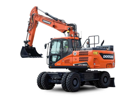 Doosan экскаватор 160 колесный