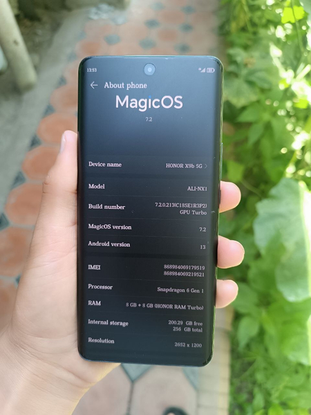 Honor x 9b 8+8 256gb