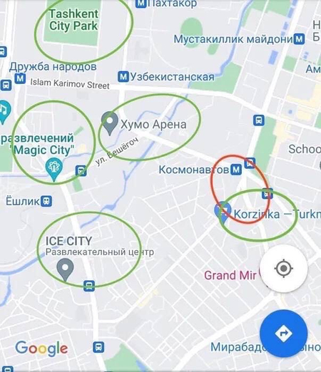 Arenda ijara metro oybek va kosmonavt akuratniy 1 ta bola olamiz
