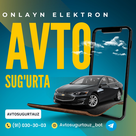 Avtosug'urta автострахование  avtosugurtauz_bot
