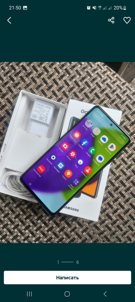 Samsung A52 128lik holati yangi