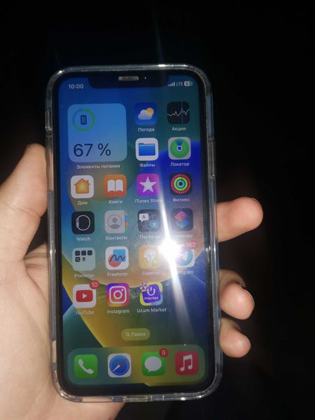 Iphone x hamma joyi ishlaydi, va sog\\\'. 64gb