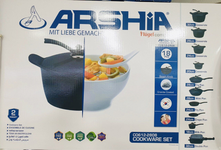 Фирменные Немецкие ARSHIA сковородки, кастрюли, крышки