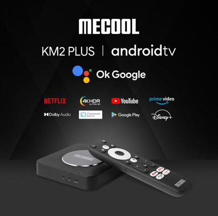 SmartBox.Mecool KM2 plus- 2/16гб.android11.Youtube+IPTV 5000 Каналла.ю