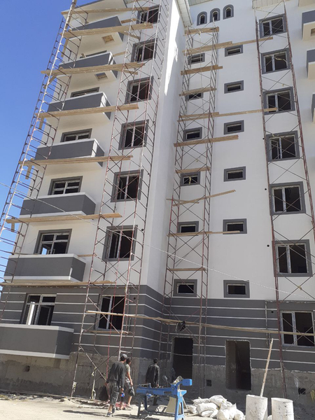 Fasad ishlarini qilamiz