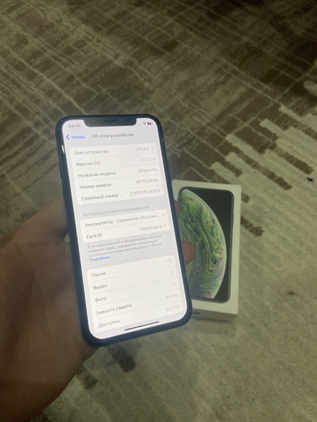 Iphone Xs 256 gb LL/A 256 gb holat yaxw face yo