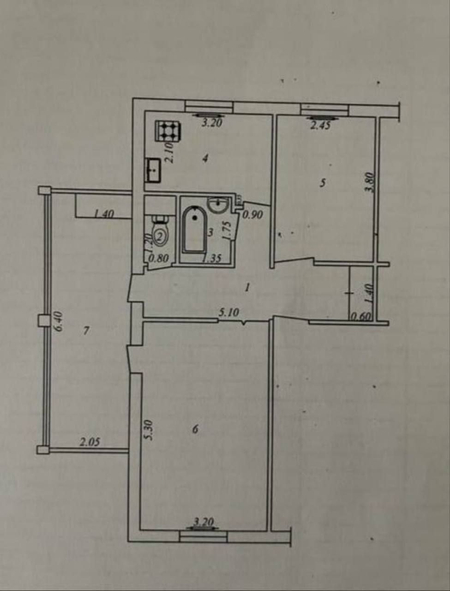 Ттз-4. 2-Комн. Улучшенка. 58м². Менделеев.