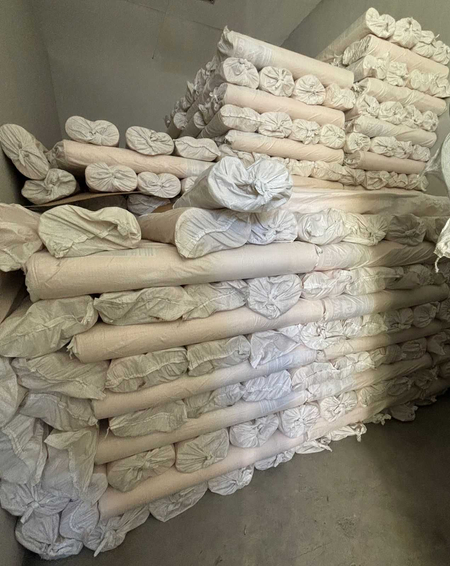 Уголок пластиковый перфорированный 20х20 L=2,5 м с сеткой 10х10, сетка