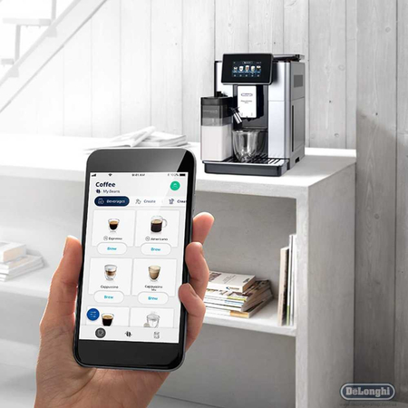 Кофемашина DeLonghi ECAM 610.55 SB PrimaDonna Soul