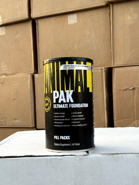 Universal Nutrition Animal Pak 44 packs 22 servings, анимал пак.