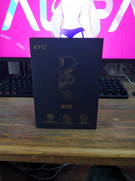 EPZ K5 1DD + 4BA Монитор IEM Наушники Проводные HIFI Наушники-вкладыши