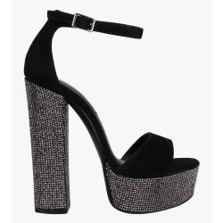 Босоножки Steve Madden - Women's Black Heeled Sandals - Gonzo