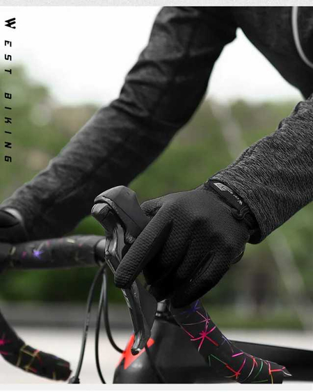 Новые спорт. велосипедные перчатки -WEST BIKING- оригинал- -доставка