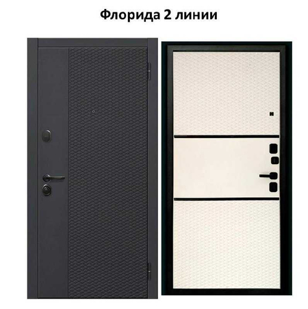 Входные двери с зеркалом. Модель: Флорида зеркало