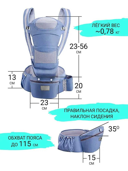 Рюкзак-кенгуру-люлька для новорожденных.