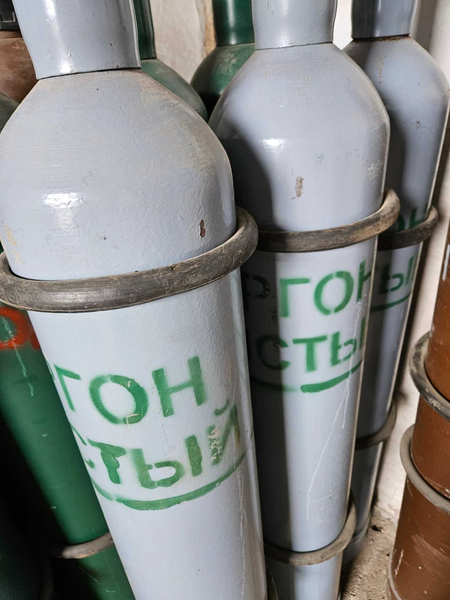 Аргон газ особой чистоты 6.0 (99,9999%), в 40 литровом баллоне(6.2 м3)