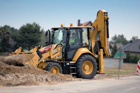Экскаватор погрузчик Cat 432 FULL