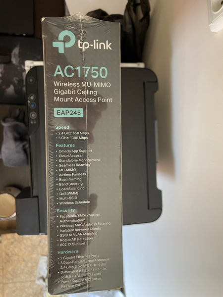 Продается  потолочный точка доступа TP-Link omada AC1750/EAP245