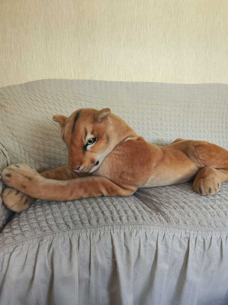 Юмшоқ ўйинчоқ, (Мягкая игрушка Лвица и Тигр)