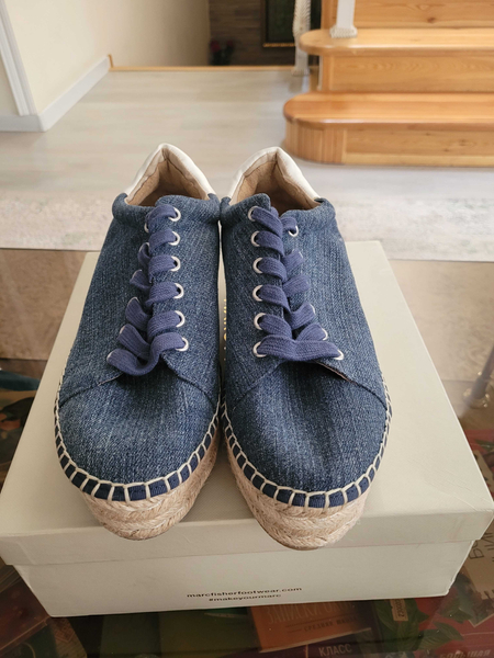 Женские эспадрильи из США,фирма Steve Madden,новые.Размер 37-37,5.