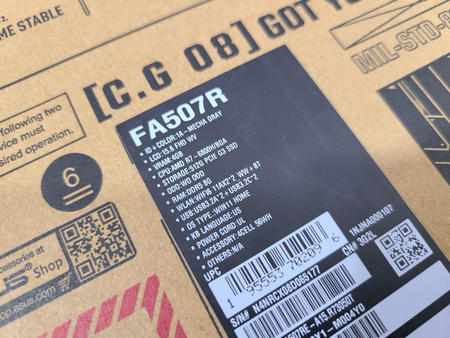 (B/u) Asus Tuf Gaming Ryzen 7 6800H = Core i7 12- avlod