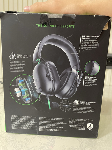 Гарнитурные наушники RAZER BlackShark V2 X