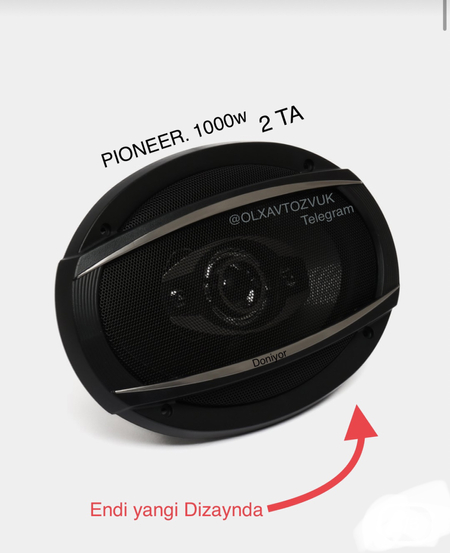 Pioneer 2000w kalonka yangi karopkada cheti rezinkali pishalkasi b