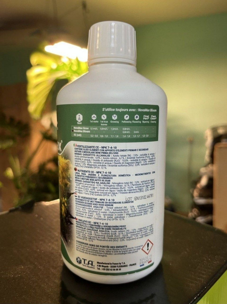 Комплект удобрений (GHE) (NovaMax Grow + NovaMax Bloom) 2шт по 500 мл.