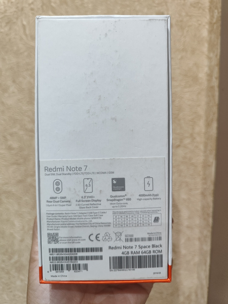 Продам Redmi note 7 4/64 black