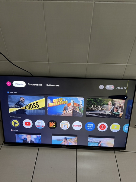 Телевизор skyworth google tv smart 43 uhd 4k