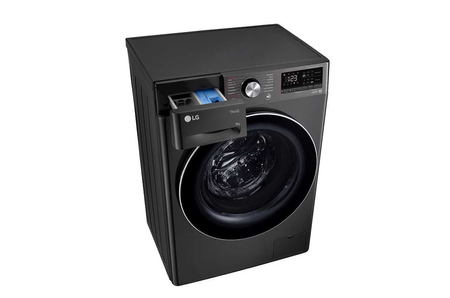 Стиральная машина LG F2V9FW9P.Цвет-мокрый асфальт,Turbo Wash 39.Узкая.