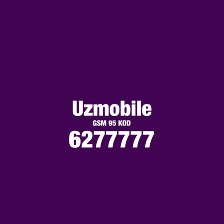 Uzmobile gold chiroyli raqamlari/ Золотые красивые номера Узмобайл