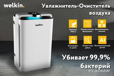 Очиститель воздуха + увлажнитель от компании Welkin