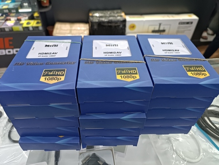 Доставка ! По Узбекистану Переходник/ конвертер HDMI>AV с питанием 5 v