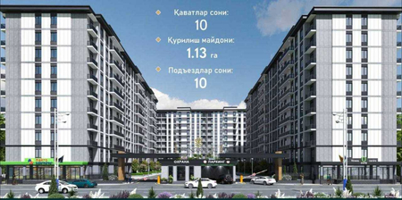 Новостройка 2х комнатная 60м2 Яшнабадский район