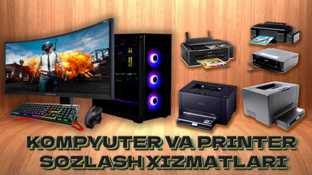 Kompyuter va printer xizmatlari