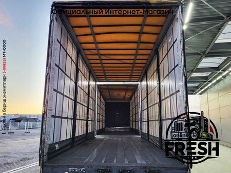 Scania R400 6X2 Шторки грузовик + прицеп