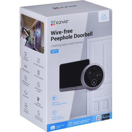 Ezviz DP2 3MP, дверной глазок, видеоглазок, домофон, камера