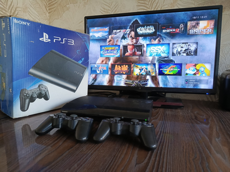 Ps3 super slim 500gb +95 игры