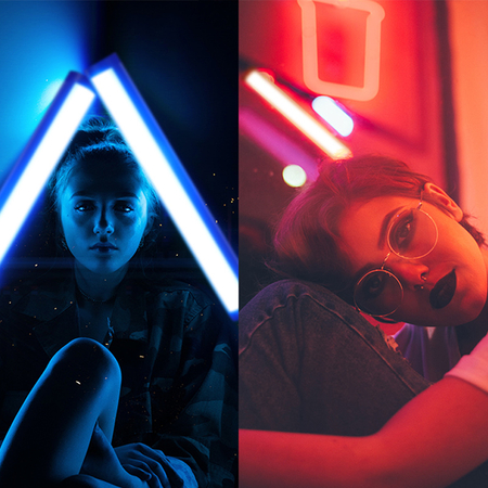 Nicefoto RGB LED lampa stik TC-209 / Светодиодная лампа Nicefoto