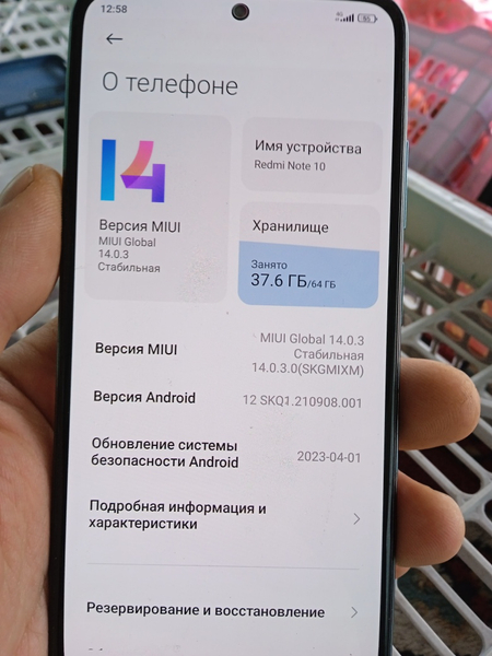 Redmi not 10 holati ideal
