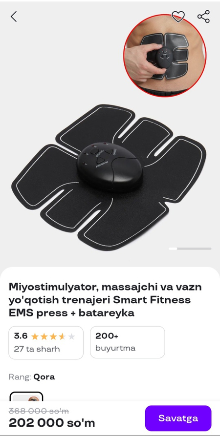 Ozish uchun va prsess chiqrush uchun masajor