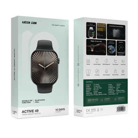 Green Lion Active 49 aqilliy soati- 49mm ip68 / Умные часы