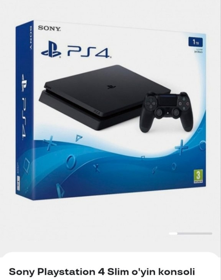 Play station 4 super silim
Pamet:1 trabyt
xolati:yangi

Sotiladi: narx