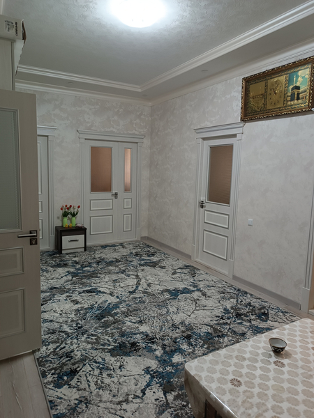 Продается 3 х комнатная квартира. 87.7 КВ.м Нурхон. Новостройка
