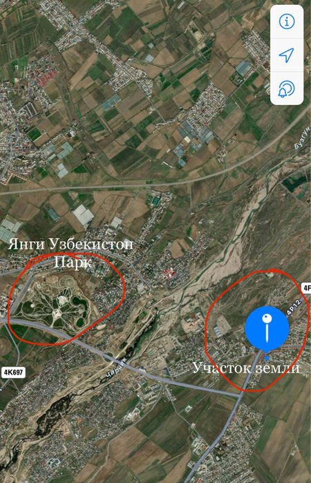 11 соток недалеко от Янги Узбекистон парка