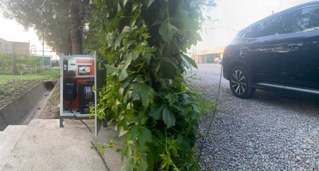 Elektromobil zaryadka stansiya | Электромобиль зарядка установка E-3