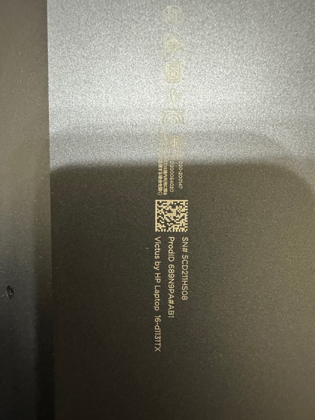 Игровой ноутбук hp victus 16